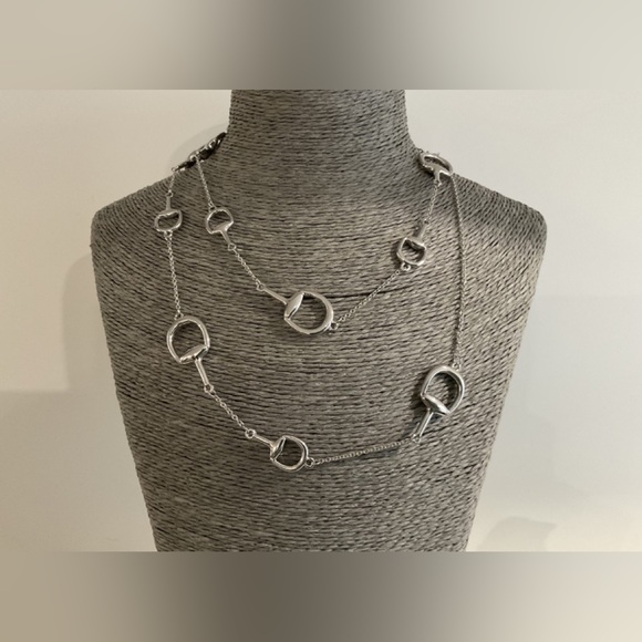 Jewelry | Silver Equestrian Horse Bit Necklace A Definite Statement ...